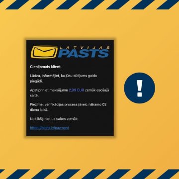 Latvijas Pasta vārdā uzdarbojas krāpnieki! : Aktualitātes : Jaunumi ...